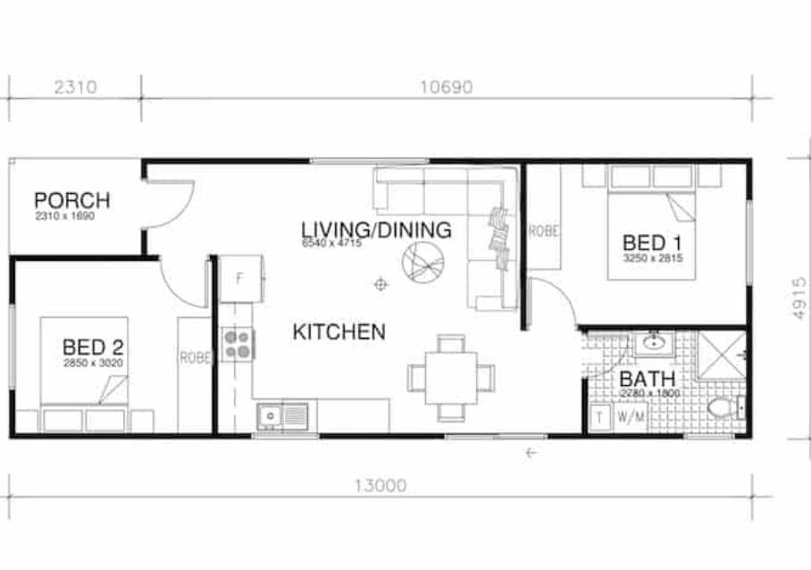 Custom Granny Flat Designs - InHouse Granny Flats