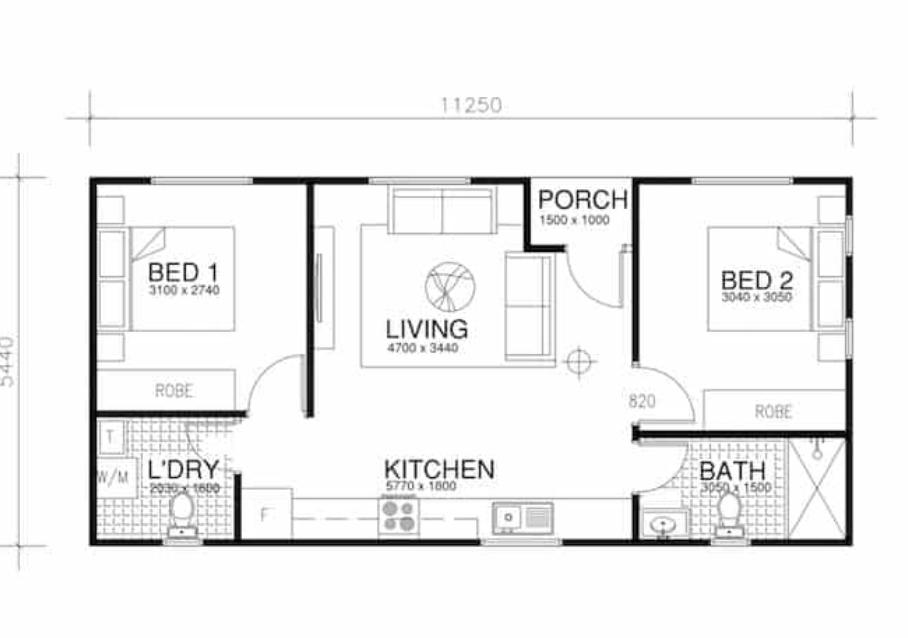 Custom Granny Flat Designs - InHouse Granny Flats